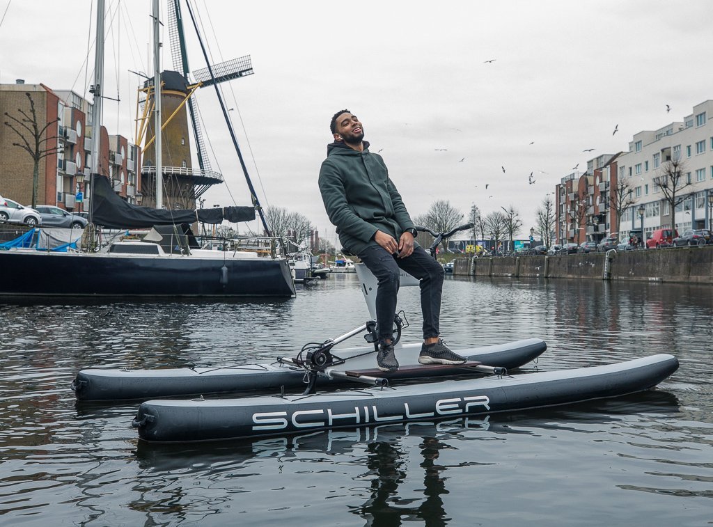 First Schiller Water Bike in use! – Schiller Waterfiets