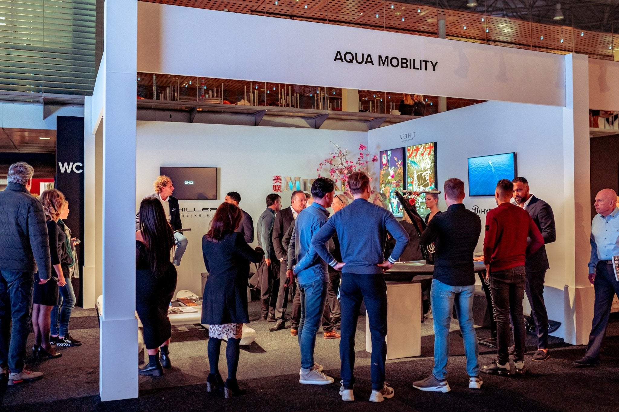 Schiller Waterbike op de Masters Expo Beurs in de RAI Amsterdam ...